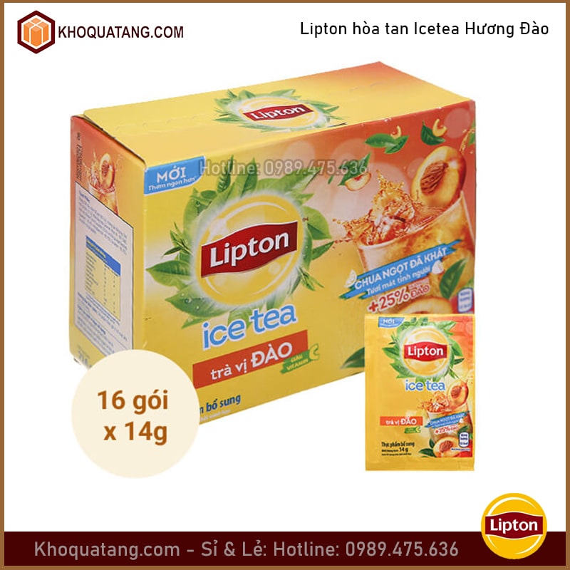 Lipton hòa tan Icetea hương Đào| Kho Quà Tặng