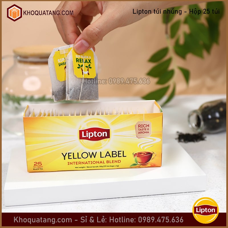 Lipton túi lọc hộp 25 túi | Kho Quà Tặng